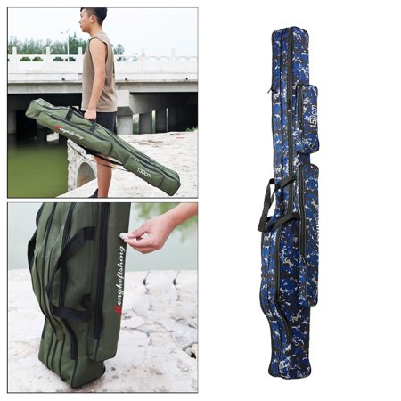 Fishing Rod Case Oxford Fishing Bag Portable Folding Fishing Rod ...