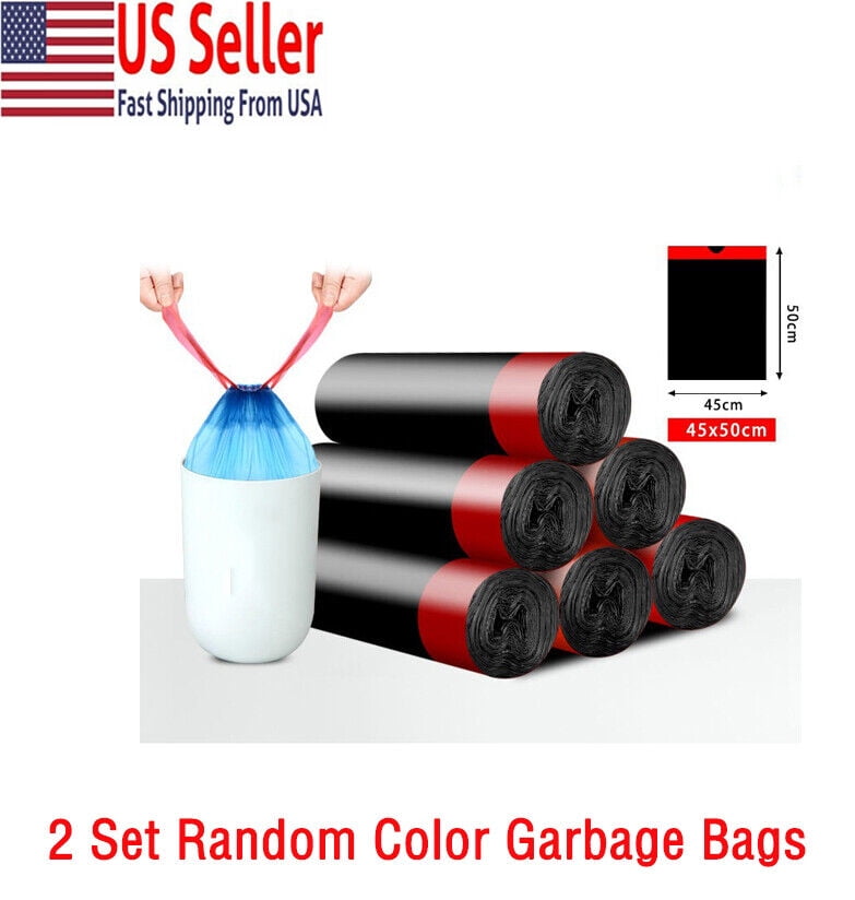 50pcs Small Garbage Bag Durable Disposable Plastic Thin Trash Bags Home ...