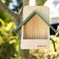 Navaris Pine Wood Small Bird Nesting Box - Suitable for Robin ...
