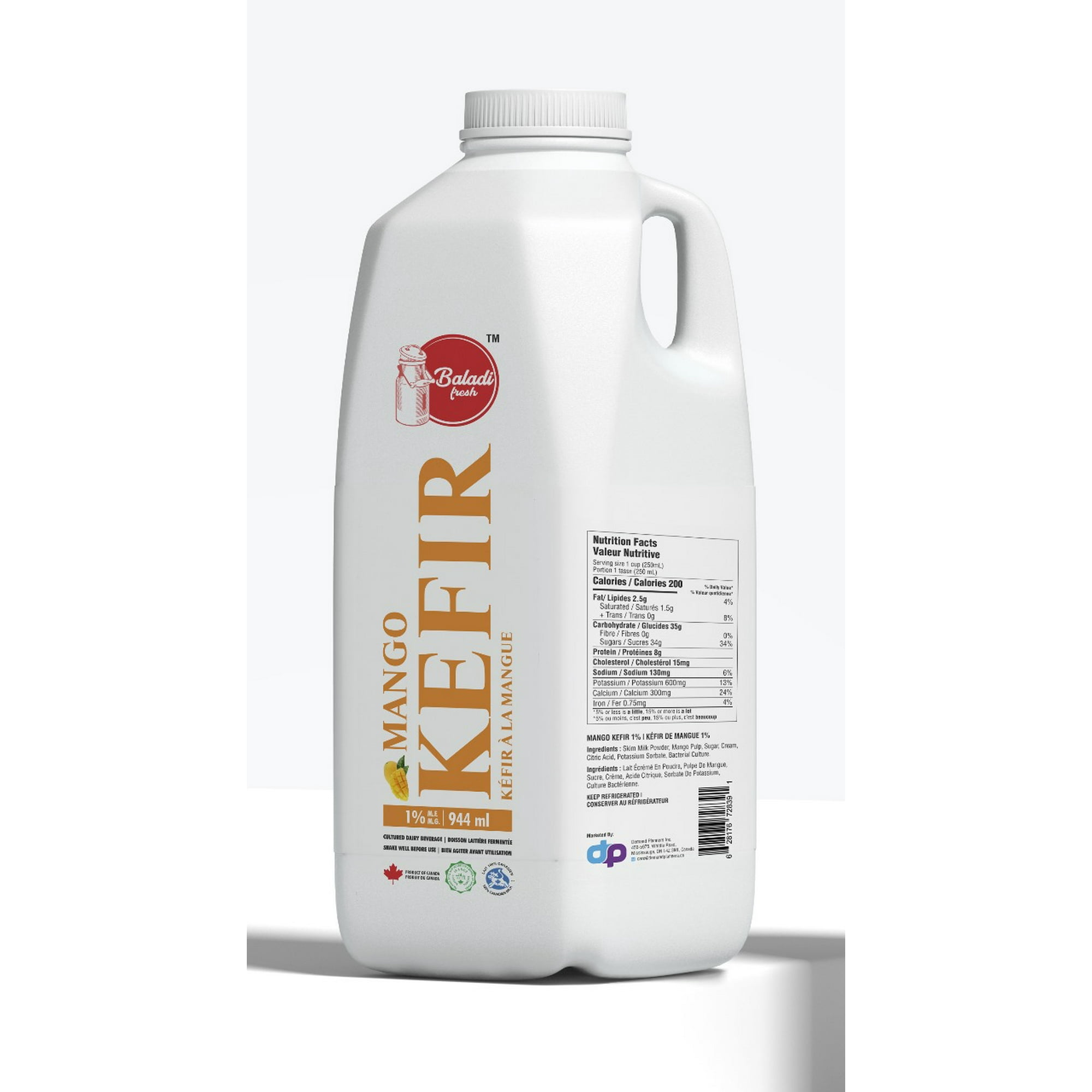 Click here for Baladi Fresh Kefir Mango 1lt prices