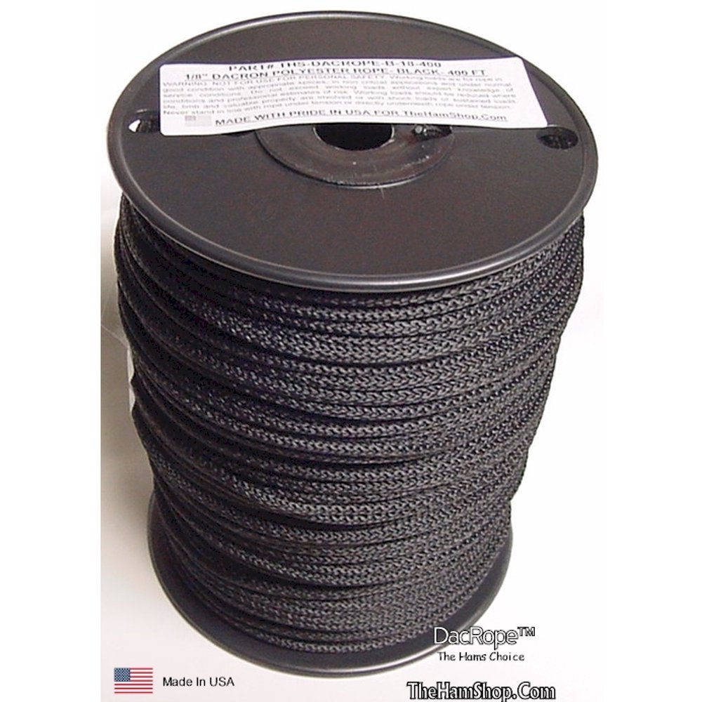 400' - 1/8" Ham Radio Antenna Support Rope - First Quality Polester ...