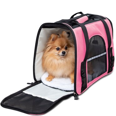 Pet Soft Sided Small Large Cat Dog Comfort Bag Travel Case Airline ...
