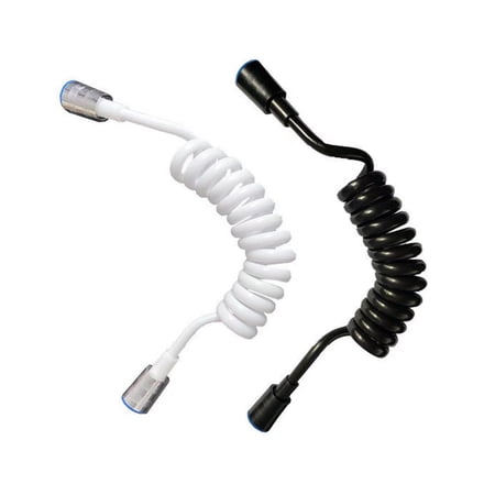 2 Pieces Shower Hose, 2 m Telescopic Flexible Shower Hose, with Copper ...