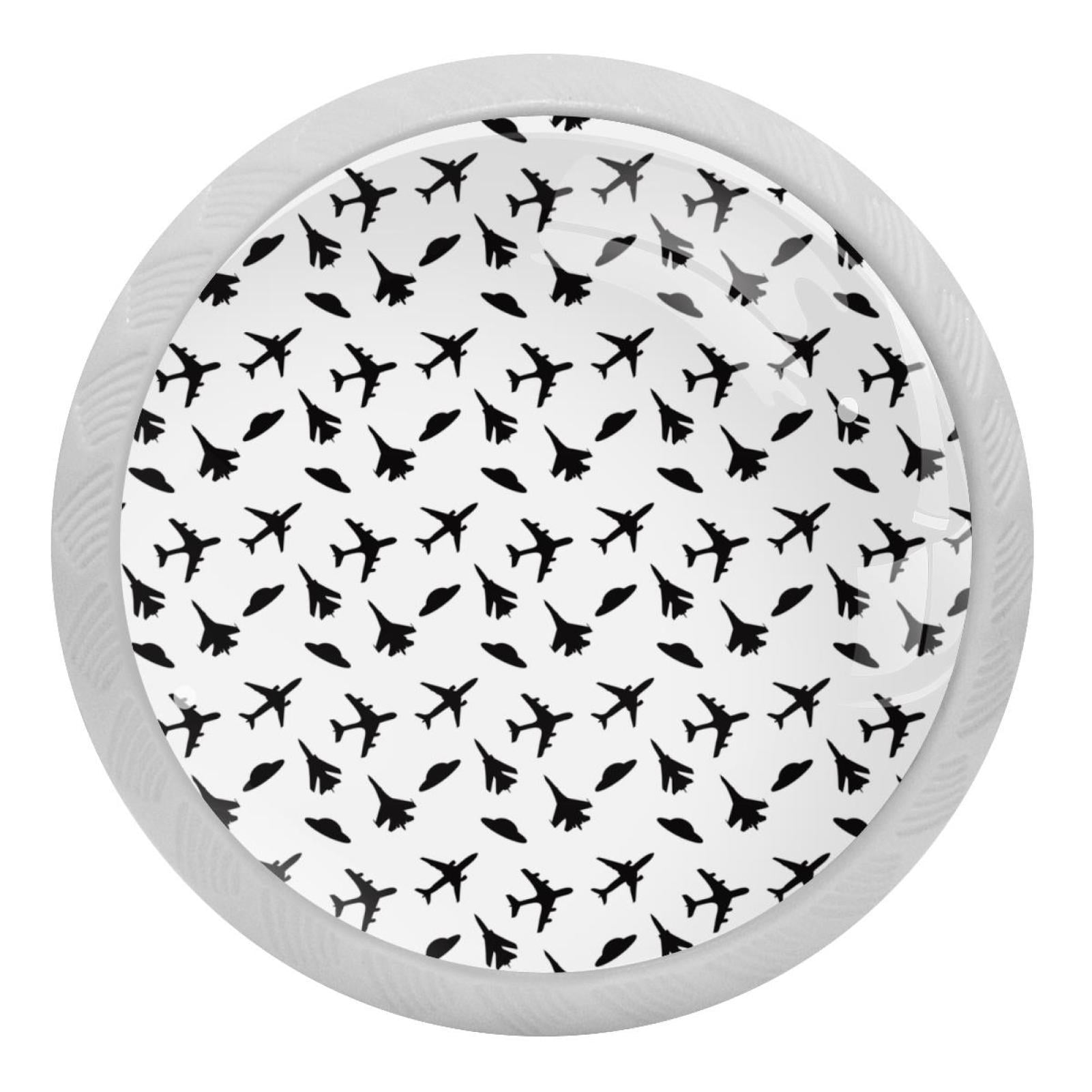 4PCS Round Planes Cabinet Fluorescence Knob Glowing in the Dark ...