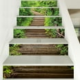 3D Landscape Stair Sticker House Ladder Art Sticker PVC Waterproof Self ...