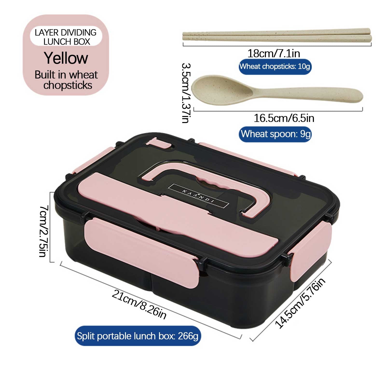 Click here for Dvkptbk Lunch Box Rectangular Four-Button Plastic... prices