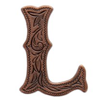 Alphabet Letter C Concho Antique Copper 3/4" Tall 1339-033 - Walmart.com