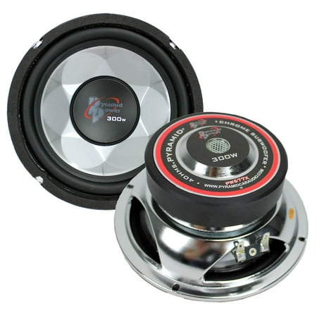 PYRAMID PW677X 600W 6" Car Audio Subs/Subwoofers Power Woofers 6.5 ...