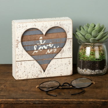 Primitives by Kathy Slat String Art Box Sign, Merry & Bright - Walmart.com