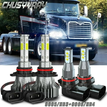 9005 2-Sides LED Headlight Bulbs for Chevy Silverado 1500 2500 HD 1996 ...