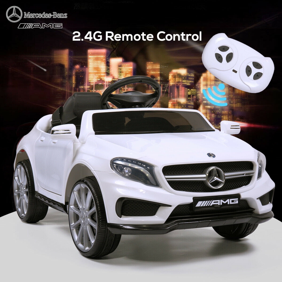 NuFazes 6V Mercedes-Benz Electric Kids motor Car RC Remote Control ...