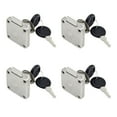 4set Drawer Cams Lock Security Cabinet Lock with Key Furniture Cupboard ...