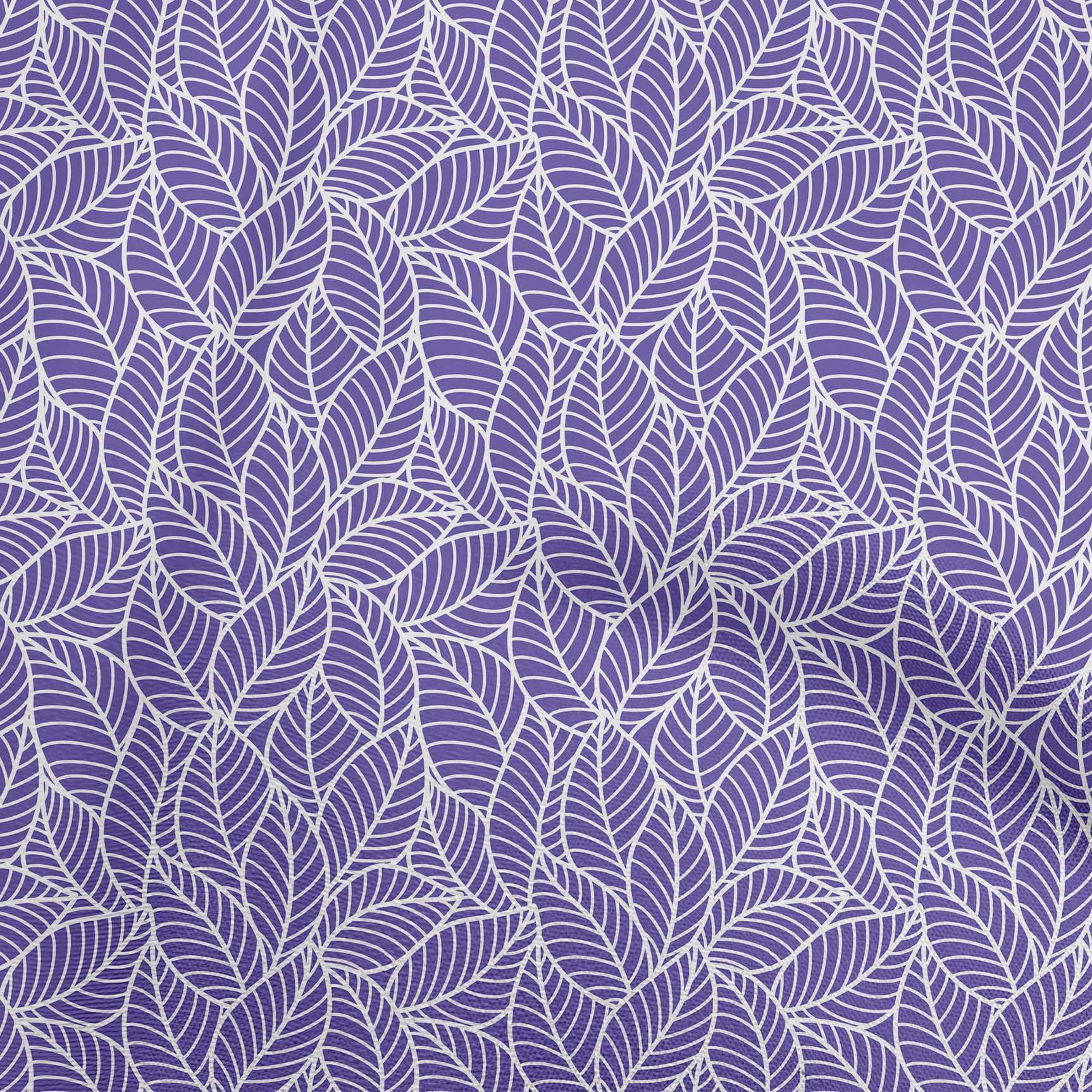 oneOone Viscose Chiffon Violet Fabric Texture Leaf Diy Clothing ...