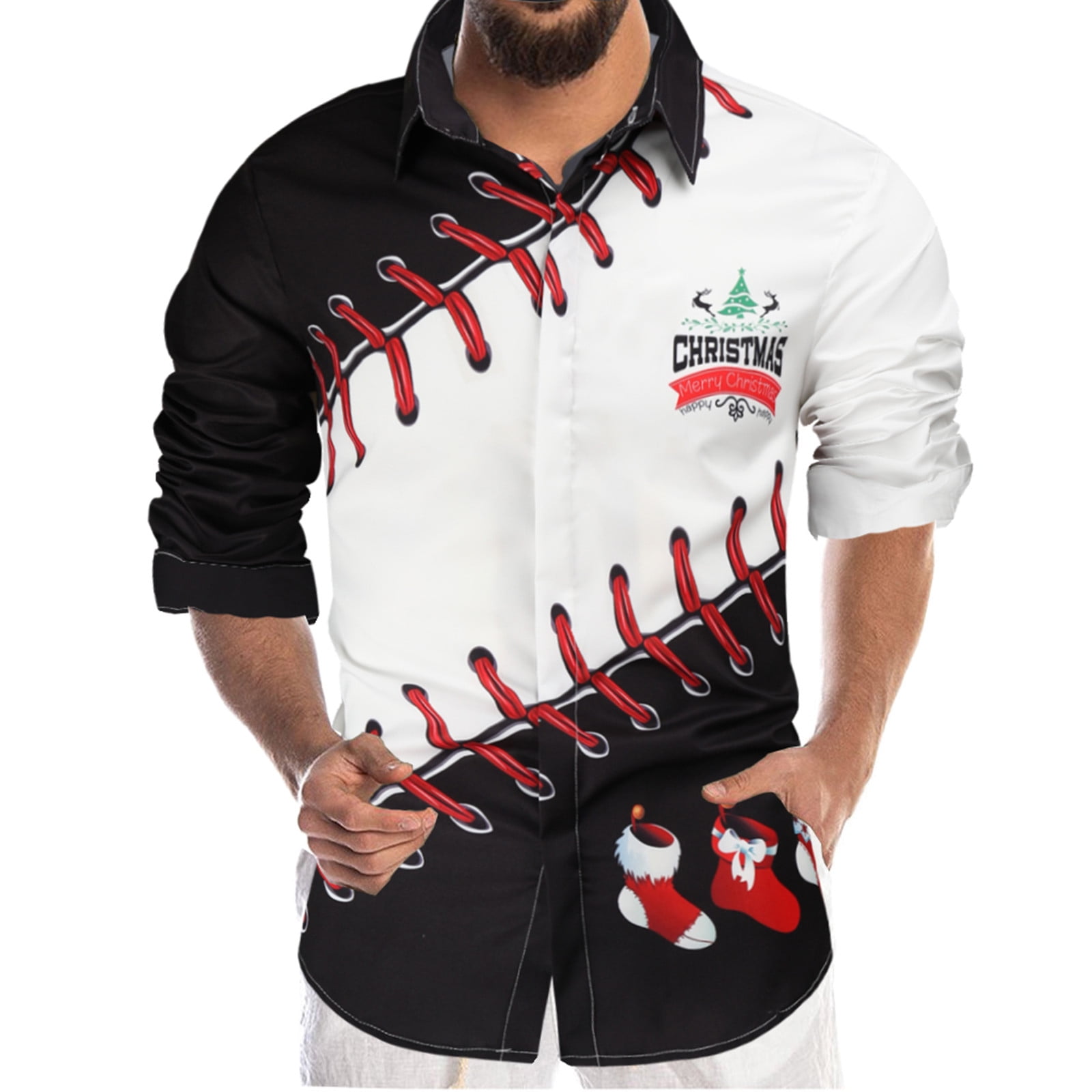 Click here for Yievot Mens Dress Shirt New Christmas Shirts 3d Di... prices