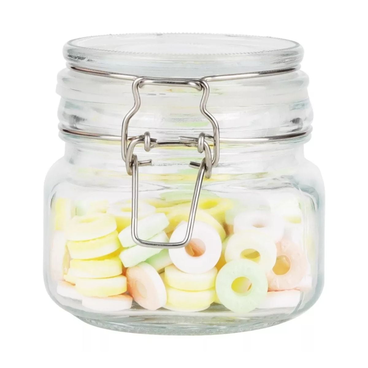 Contenedor de Vidrio Hermetico Drink Lab tapa Clip 500 Ml Frasco Brocal ...