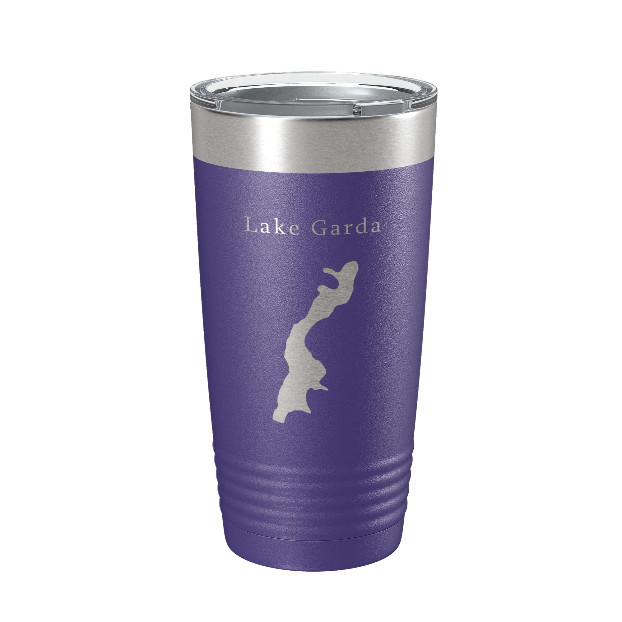 Lake Garda Map Tumbler Travel Mug Insulated Laser Engraved Coffee Cup ...