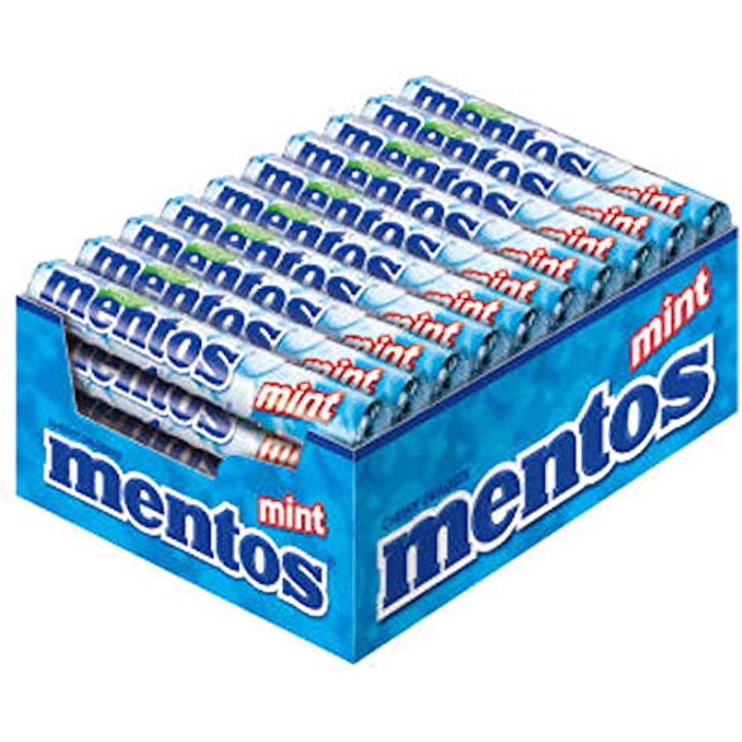 40 Packs Of Mentos Mint Chewy Candy With Natural Flavours - Walmart.com