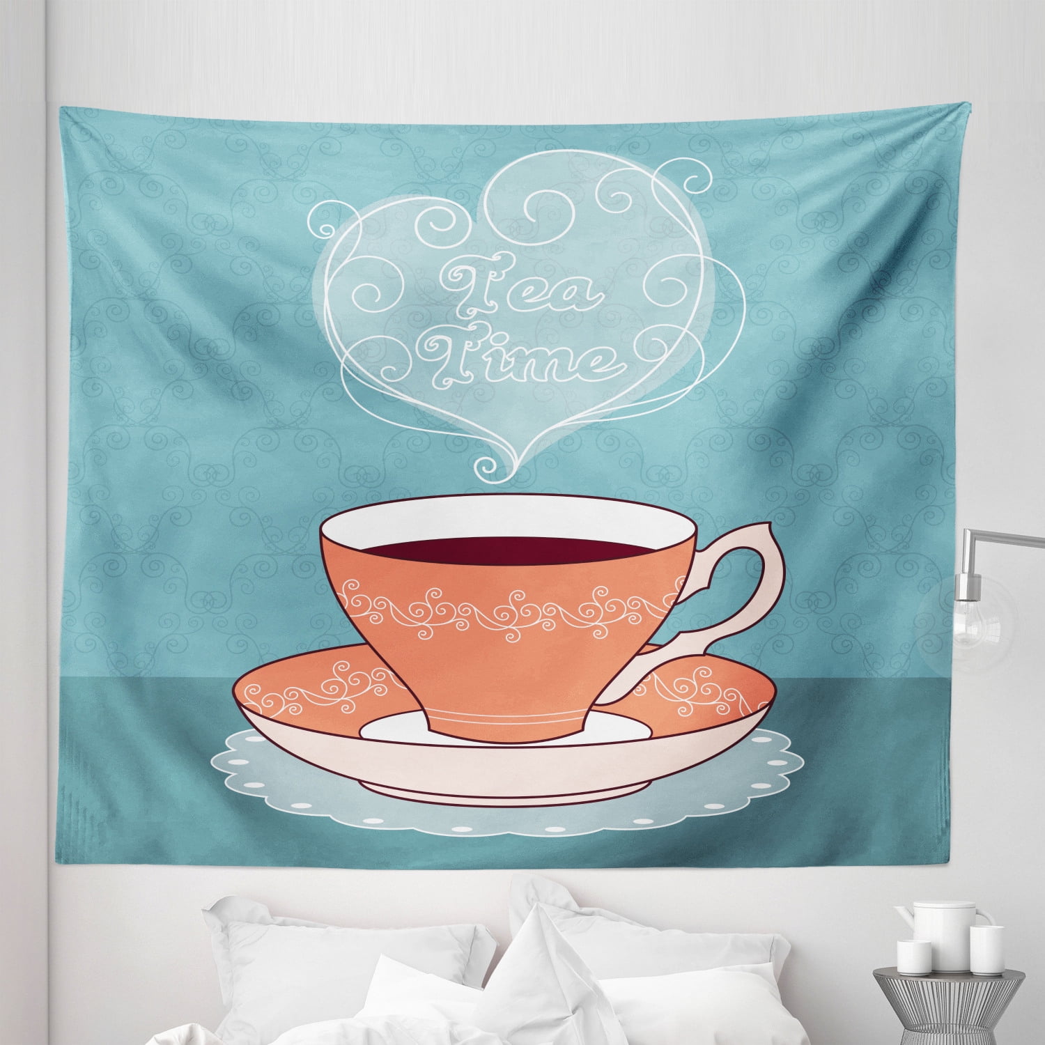 Tea Tapestry, Teatime Calligraphy with a Classic Victorian Style Cup ...