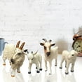 SPRING PARK Animal Model Lovely Shape Collectible PVC Simulation Goat ...