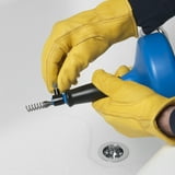Plumb Craft 1/4 in. x 15 ft. Handheld Drain Snake Auger with Plastic ...