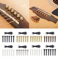 Acoustic Guitar Bridge Pins & Puller Set Bass Guitar Bridge Pegs String ...