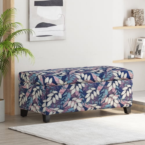 Click here for Unbranded Luxury Storage Ottoman With Floral Patte... prices