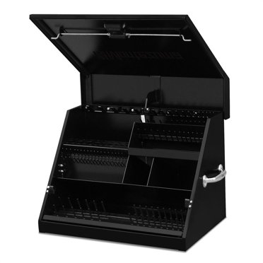 Montezuma 26" x 18" Triangle Toolbox (steel, black) - Walmart.com