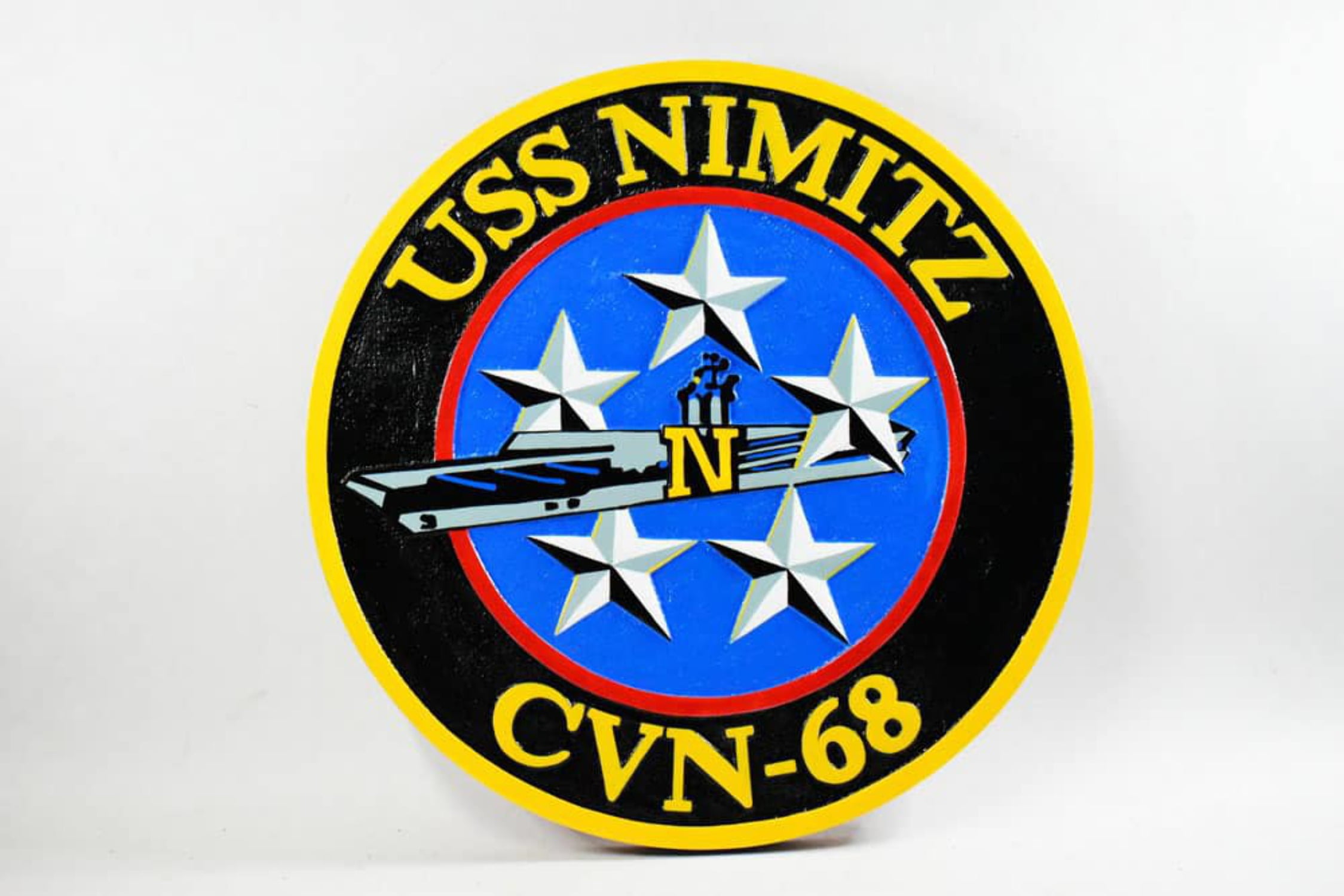 USS Nimitz CVN-68 Plaque - Walmart.com