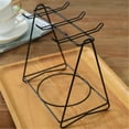 Space Efficient Black Triangles Coffee Cup Stand Craft from Sturdy ...