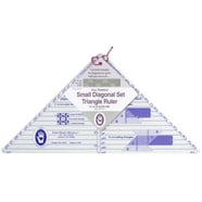Omnigrid 8" Right Triangle Ruler, Half-Square Triangle Quilter's Ruler ...
