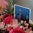 3drose, Usa, Washington State. Seattle Skyline at Dusk., 6 Greeting ...