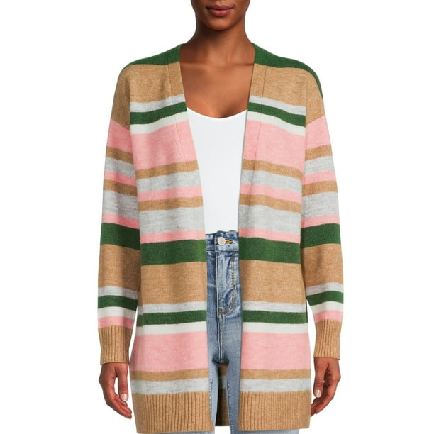 Time and Tru Women's Open Cardigan - Walmart.com