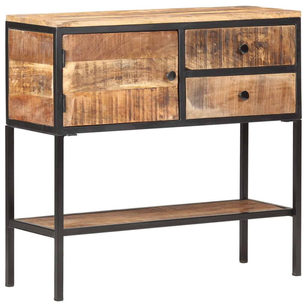 Click here for Vidaxl Sideboard 85x30x80 Cm Rough Mango Wood prices