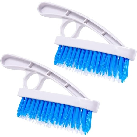 2 Pack Grout Scrubber Brush - Stiff Nylon Bristle Scrubber Brush for ...