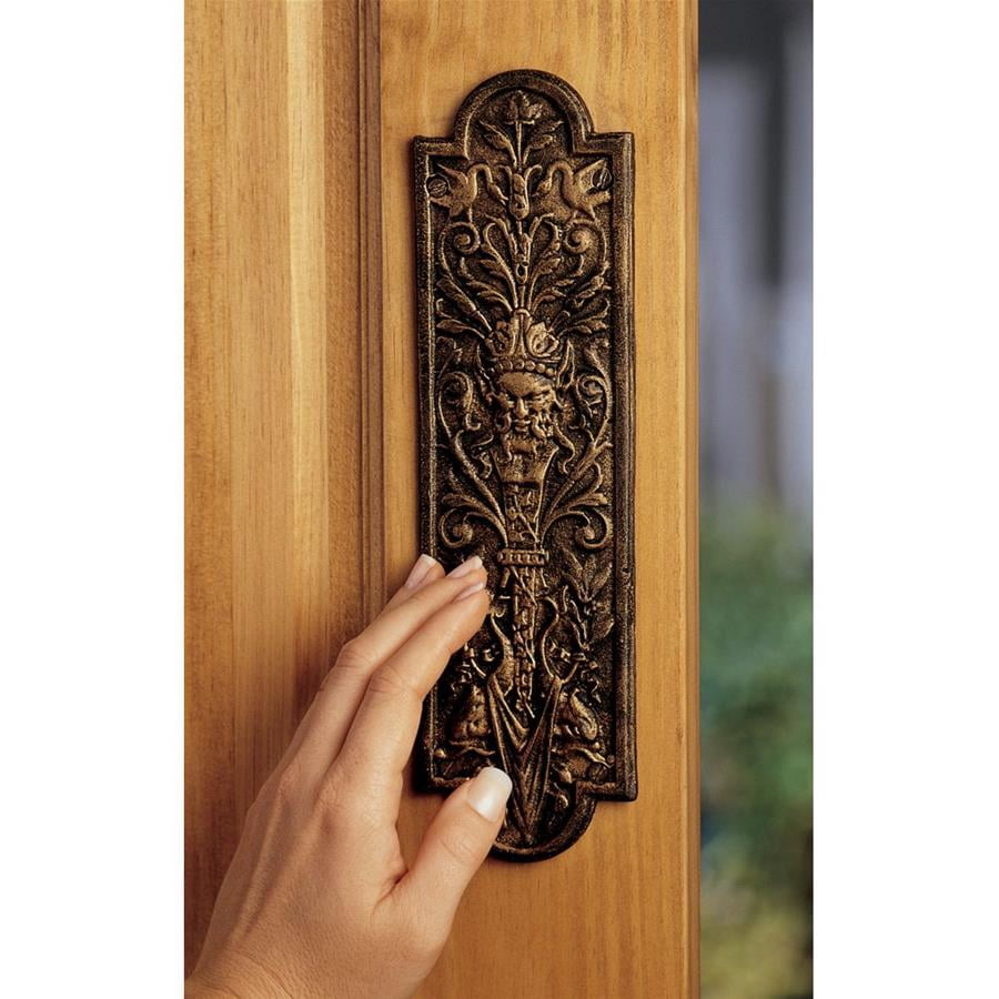 Design Toscano Greenman Iron Door Plate - Walmart.com