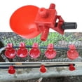 5Pcs Poultry Chicken Automatic Feeder Drinker Coop Bird Water Drinking ...