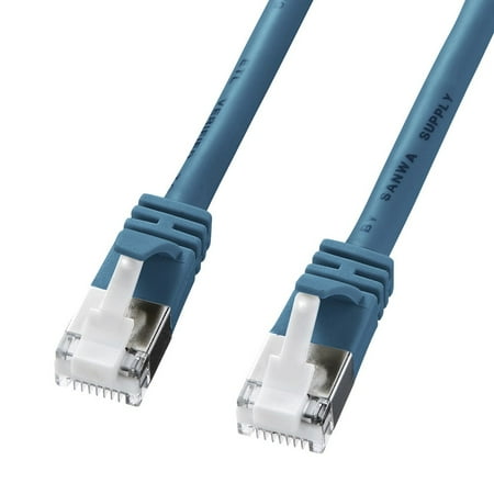 Sanwa Supply Category 5eSTP LAN Cable 7m Blue KB-STPTS-07BL | Walmart ...