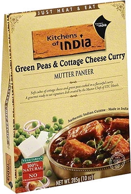 Kitchens of India Mutter Paneer - Green Peas & Cottage Cheese Curry ...