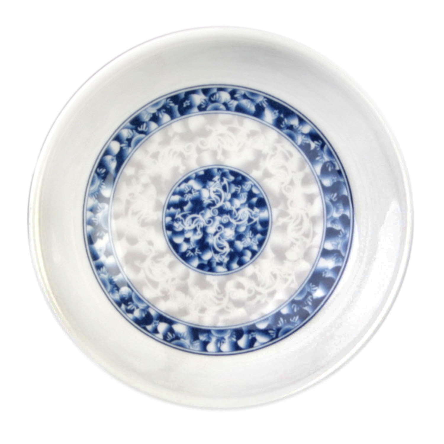 Excellante Blue dragon melamine dinnerware collection 1 oz, 2 3/4 ...