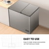 ADDHAT Freezer Wire Shelf Divider White Metal Shelf for Commercial ...
