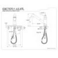 Gourmetier GSC7570TL Templeton Single-Handle Pull-Out Kitchen Faucet ...