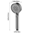 Lauba Handheld Detachable Showers Heads Filter Shower Head Supercharged