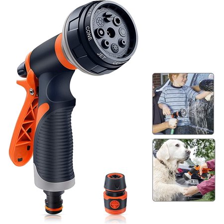 YDJKET Watering Gun, 8 Watering Modes Adjustable Watering Gun Sprayer ...