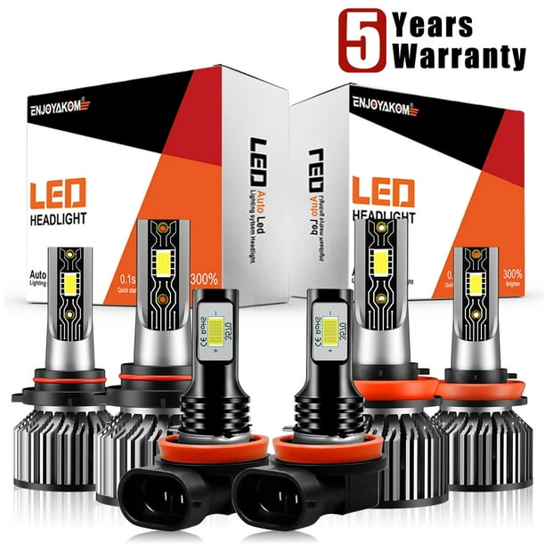 For Mazda 3 2010 2011 2012 2013 9005 H11 LED Headlight Bulbs H11 Fog ...