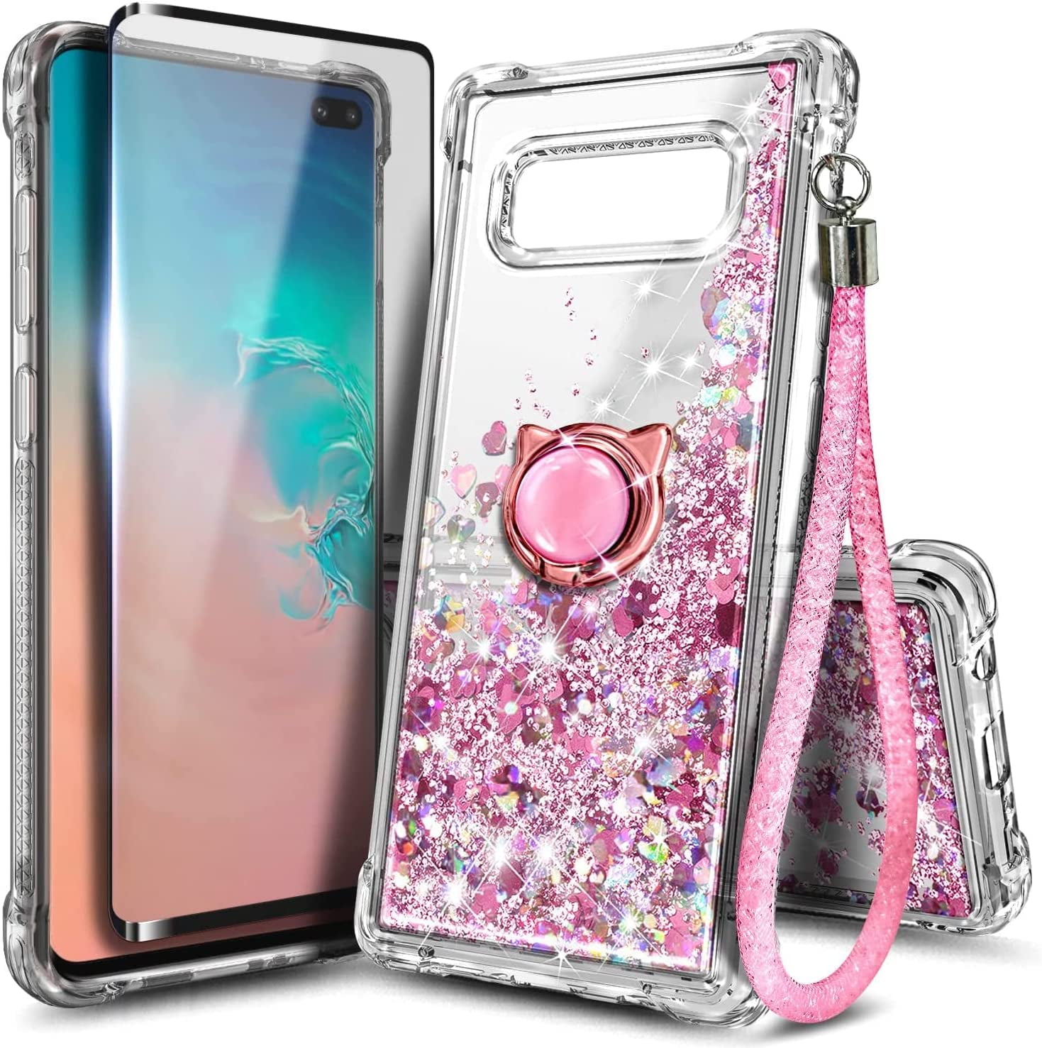 Nagebee Case for Samsung Galaxy S10+ Plus with Screen Protector (Soft ...