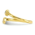 Primal Gold 10 Karat Yellow Gold Cubic Zirconia Toe Ring - Walmart.com