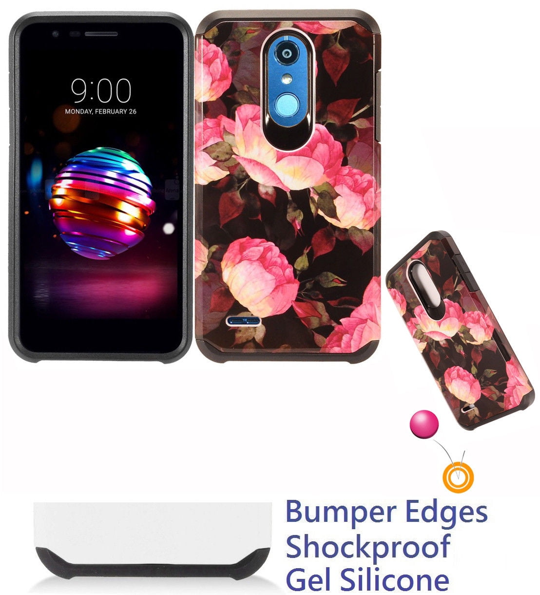 for 5.3" LG K10 2018 K10+ PLUS K10a 2018 K30 Case Phone Case Shock ...