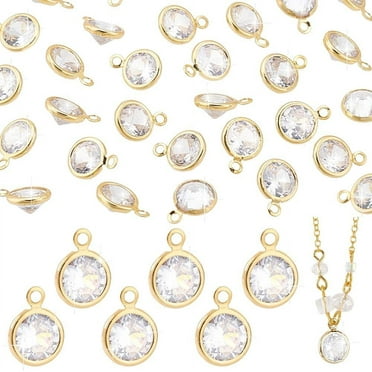 6mm Gold Spacer Beads 150pcs 14K Gold Plated Beads Bracelet Bead Long-Lasting Round Ball Brass ...