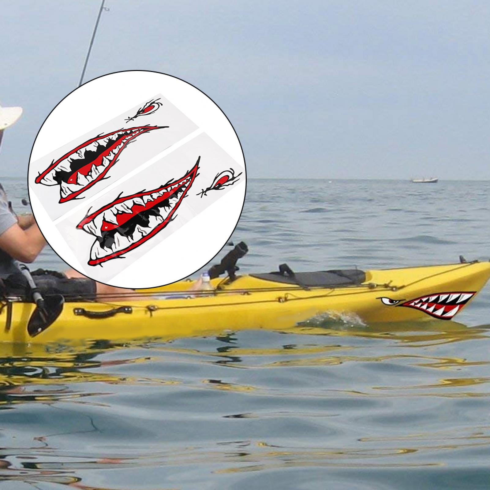 Peahefy Kayak Sticker,Outdoor PVC Sticker Set Stylish Decorate ...