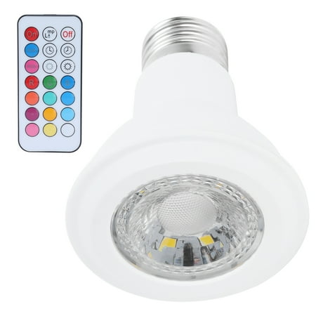Light Bulb, Color Changing PC Lampshade Remote Bulb With Timing Control ...